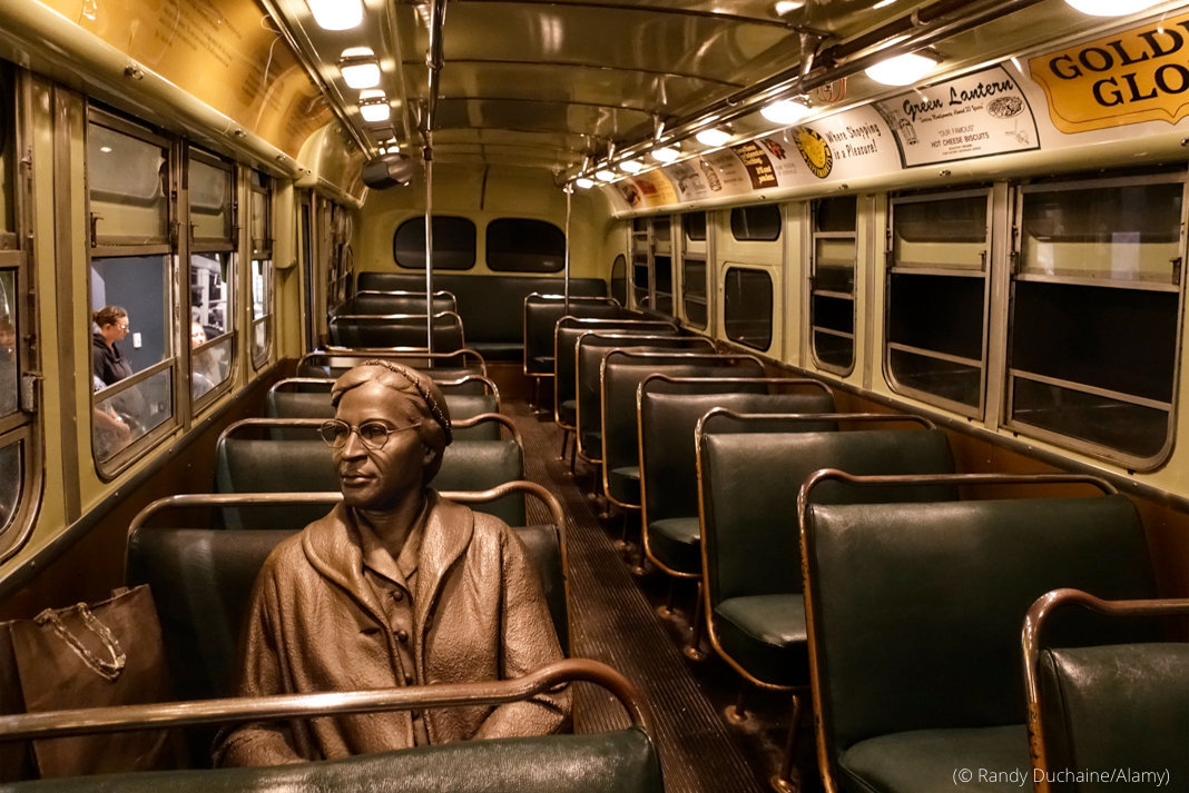 One month, one sculpture : Rosa Parks Memorial – LVE Alice Guy